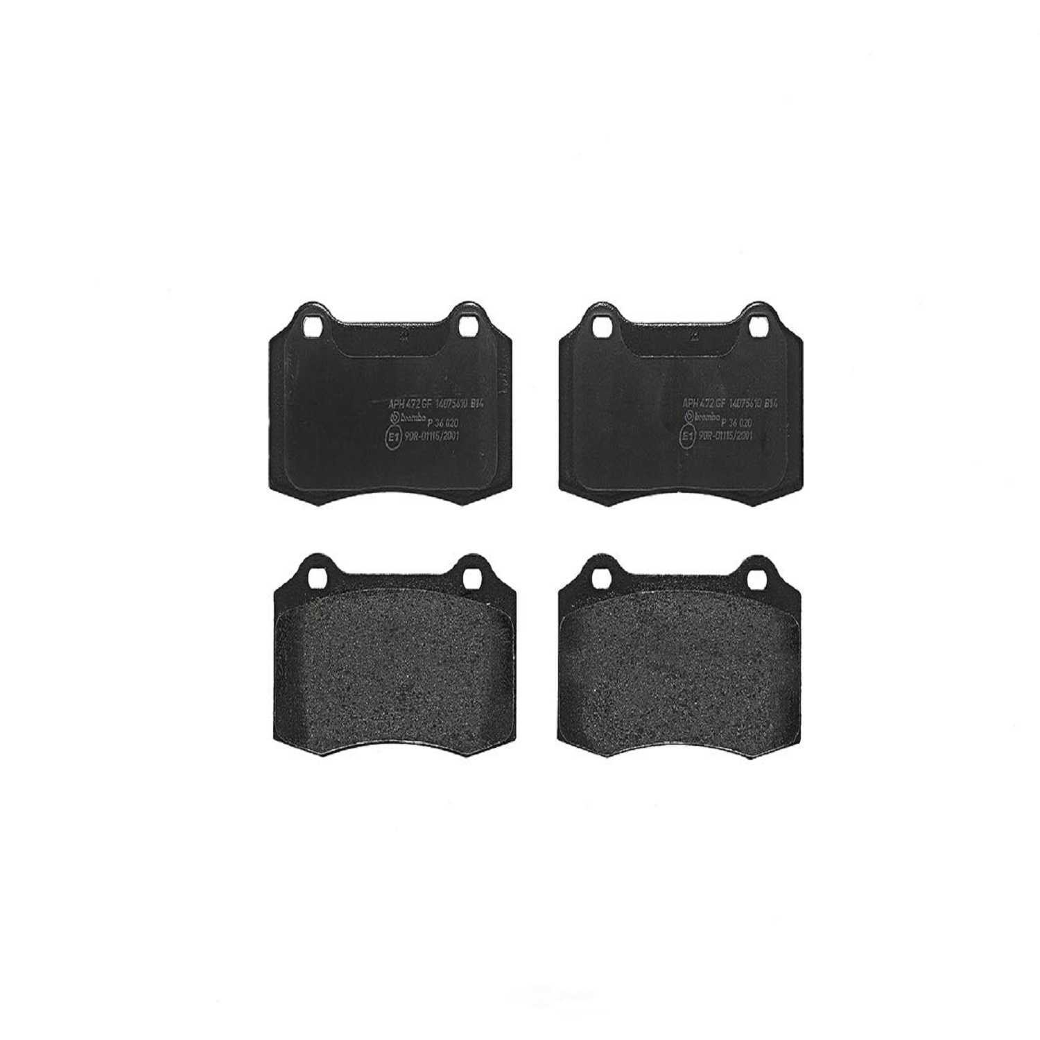 Disc Brake Pad Set-Premium Low-Met OE Equivalent Pad Brembo P36020 | eBay