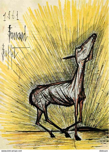 Art - Peinture - Bernard Buffet - L'Apocalypse - L'agneau - CPM - Voir ...