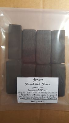 The Best Premium French Oak Staves Toasted Homebrew for Bourbon/Whisky ...
