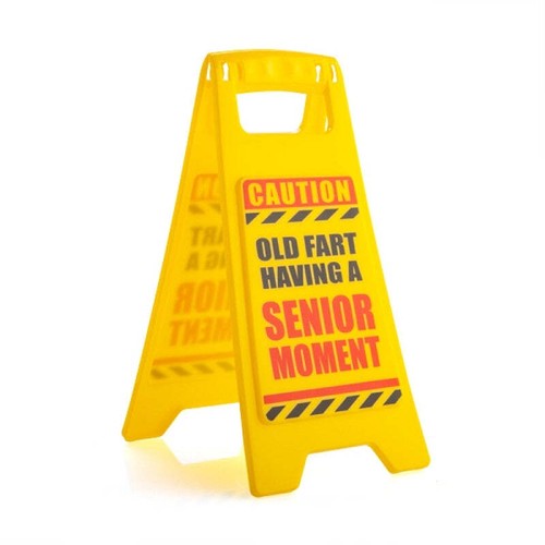Senior Moment In Progress Desk-Sign | eBay