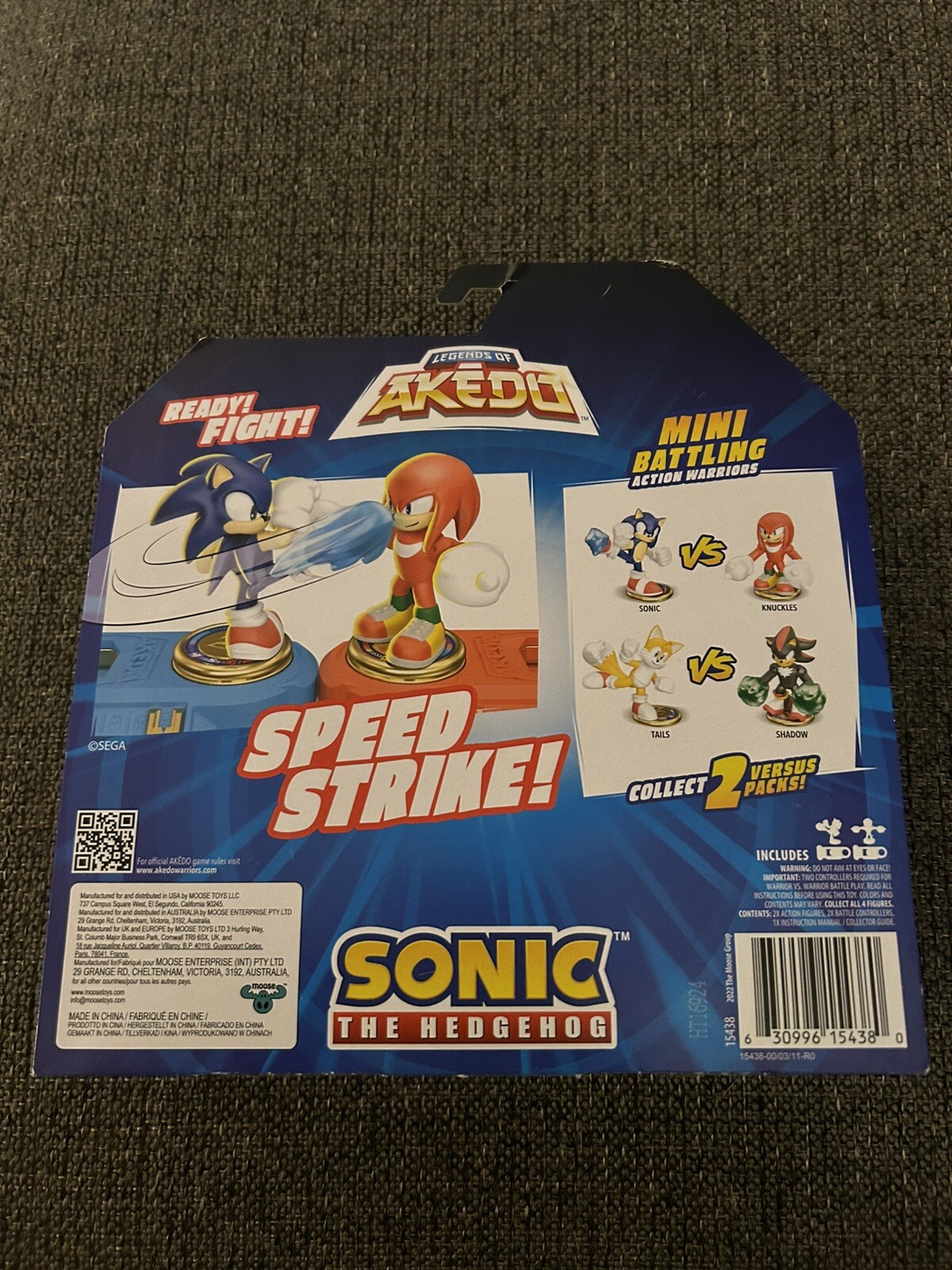 Legends of Akedo Sonic The Hedgehog - Sonic Vs. Knuckles for sale ...