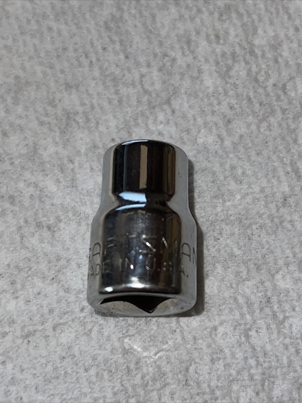 VTG "CRAFTSMAN USA EE 44341" DOUBLE SQUARE SOCKET ~ 1/4" ~ 3/8" DRIVE ...