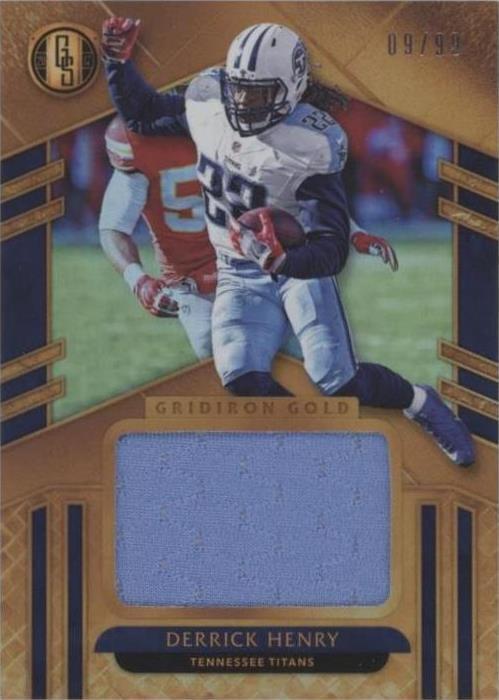 2017 Panini Gold Standard - Gridiron Gold Relics Derrick Henry #6 /99 ...