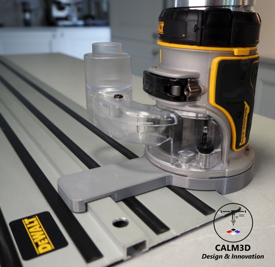 Dewalt DCW600 Compatible Trim Router Base for the Dewalt DWS5021 Rail ...