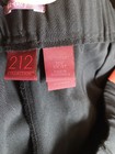 NEW 212 Collection Womens Size 22W short Black Polyster elastic waist ...
