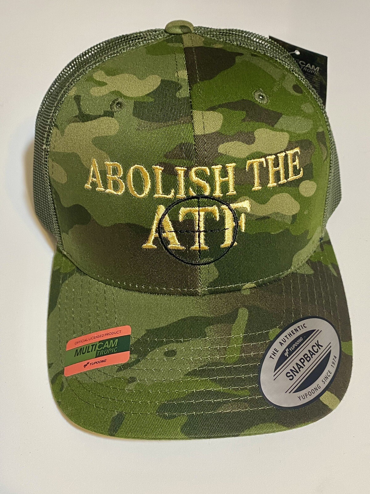 Abolish The ATF custom embroidered hat. 2A Gun Enthusiast USA. 🇺🇸 | eBay