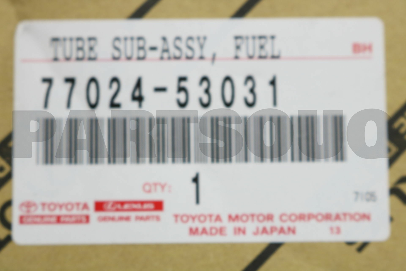 7702453031 Genuine Toyota PLATE SUB-ASSY, FUEL SUCTION 77024-53031 | eBay