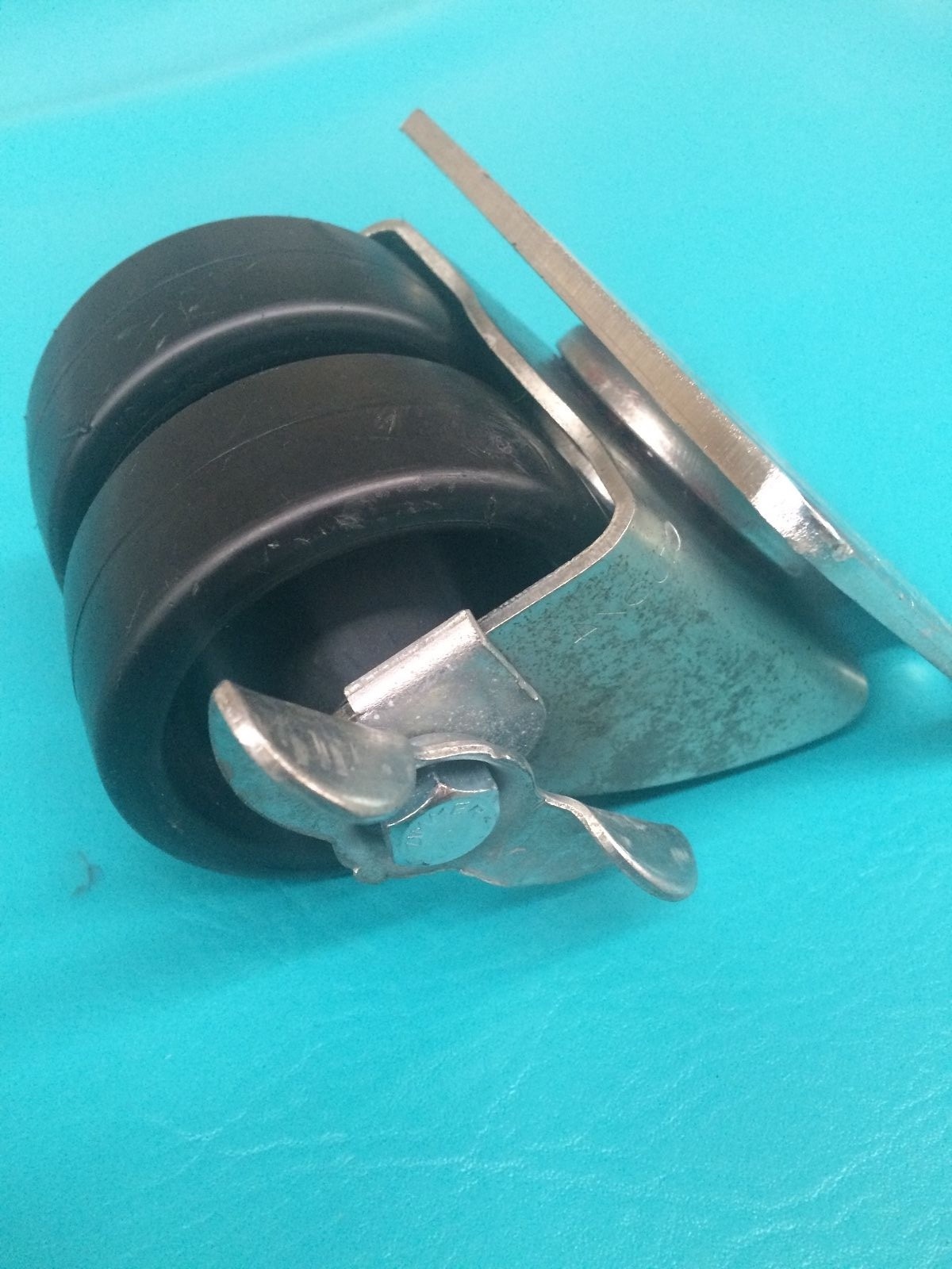 3" Payson Dual Wheel Swivel Caster With Brake Dually Cart Dollie Heavy ...