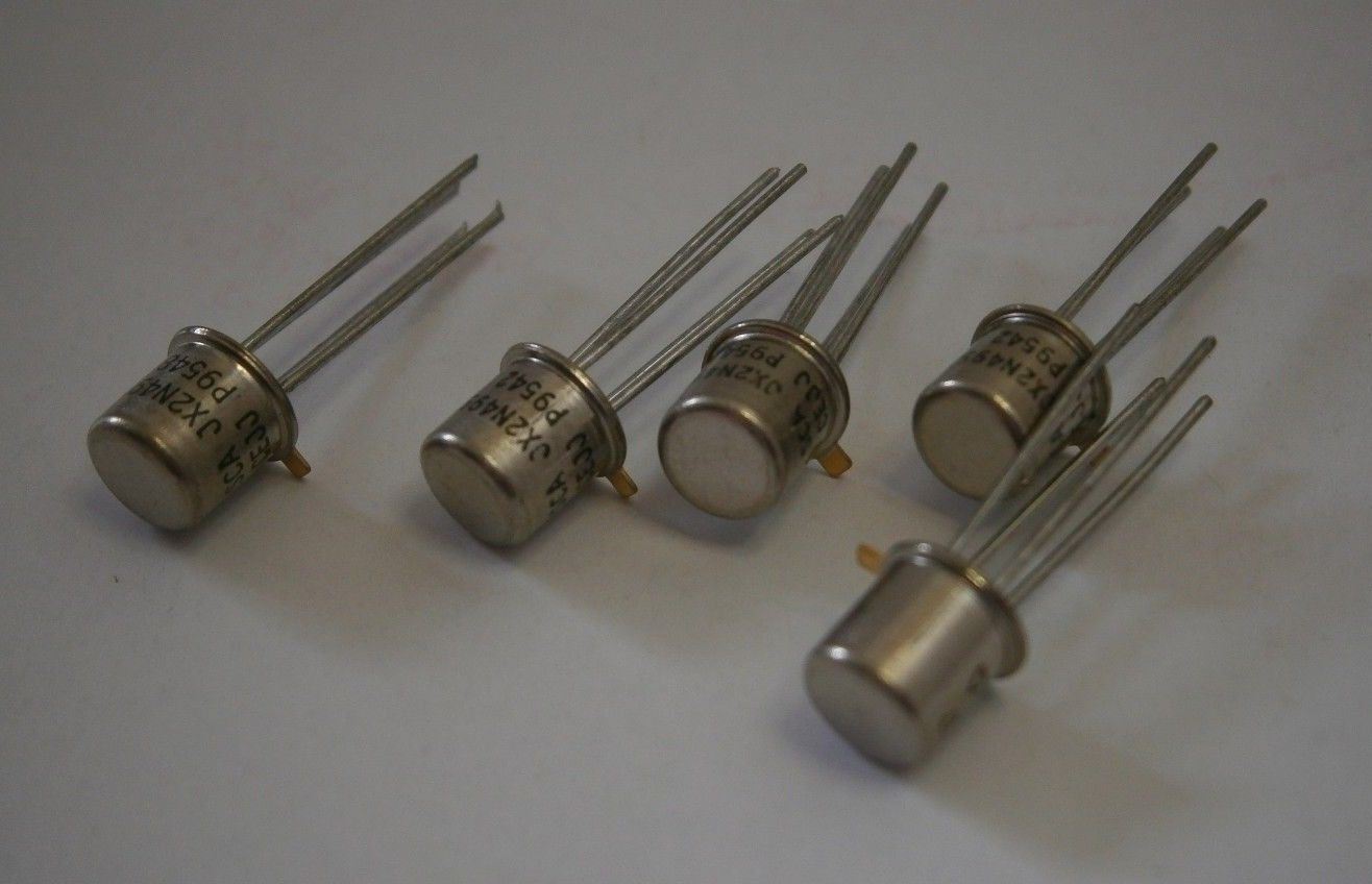 Lot of 5 Semicoa 2N4957 JANTX, JANTXV2N4957 PNP MIL MILITARY VHF UHF ...