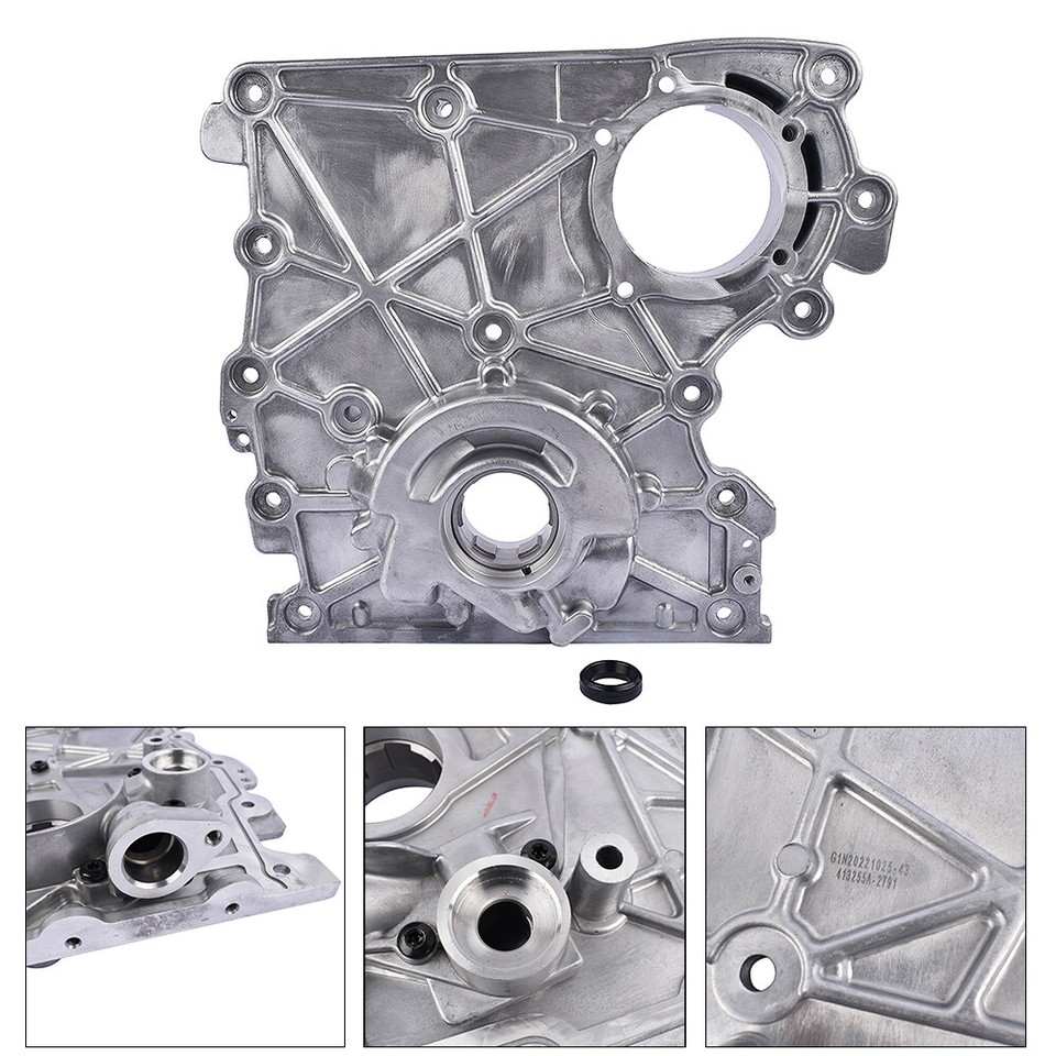 Engine Timing Chain Cover w/ Oil Pump for Chevy Colorado GMC Canyon ...