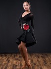 Latin Salsa Rhythm Performance Dress Rumba Samba Paso Doble Ballroom ...