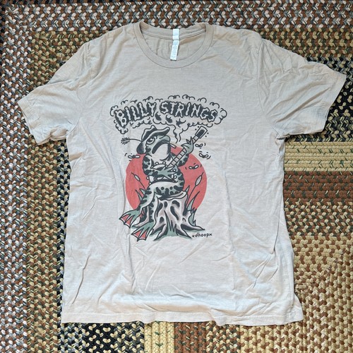 OFFICIAL Billy Strings Frog Banjo Shirt XL 2017/2018 | eBay