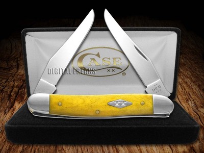 Case xx Knives Muskrat Smooth Yellow Bone 12521 1/500 Stainless Pocket ...