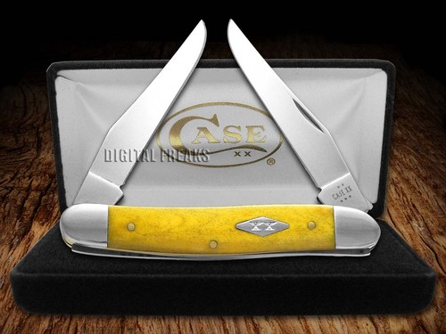 Case xx Knives Muskrat Smooth Yellow Bone 12521 1/500 Stainless Pocket ...