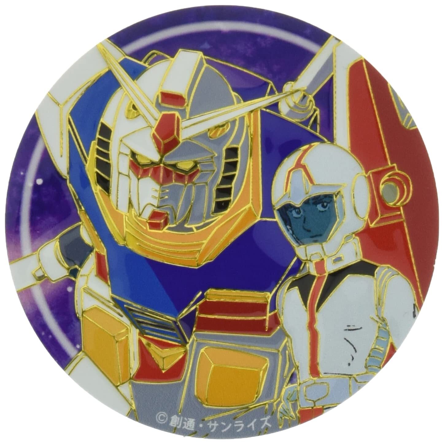 GUNDAM 1 Amuro & Gundam Engraved Metal Art Sticker | eBay