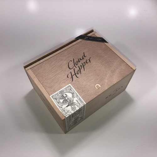 Warped Cigars Cloud Hopper No485 Empty Wooden Cigar Box 8x6.25x4.25 | eBay