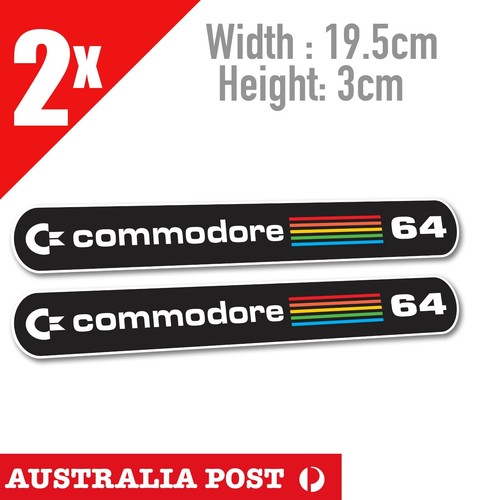 Commodore 64 Retro Vintage Computer Logo Vinyl Sticker | eBay Australia
