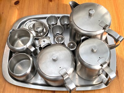Old hall stainless steel tea set - REDUCED! | eBay UK