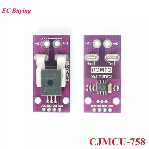ACS758 Current Module Linear Current Sensor CJMCU-758 Current Detection ...