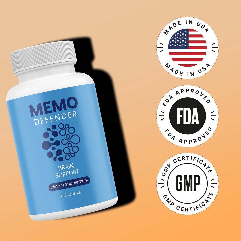 Memo Defender Brain Max Support Supplement Pills Advanced Formula 180 ...