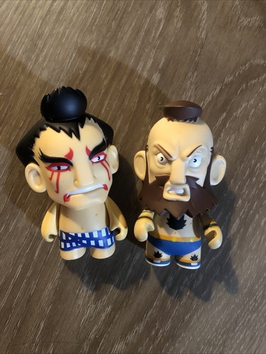 street fighter kidrobot series 1 zangief & e. honda lot capcom jada ...