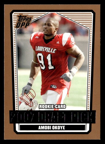 Amobi Okoye 2007 Topps Draft Picks & Prospects Rookie Card #131 ...