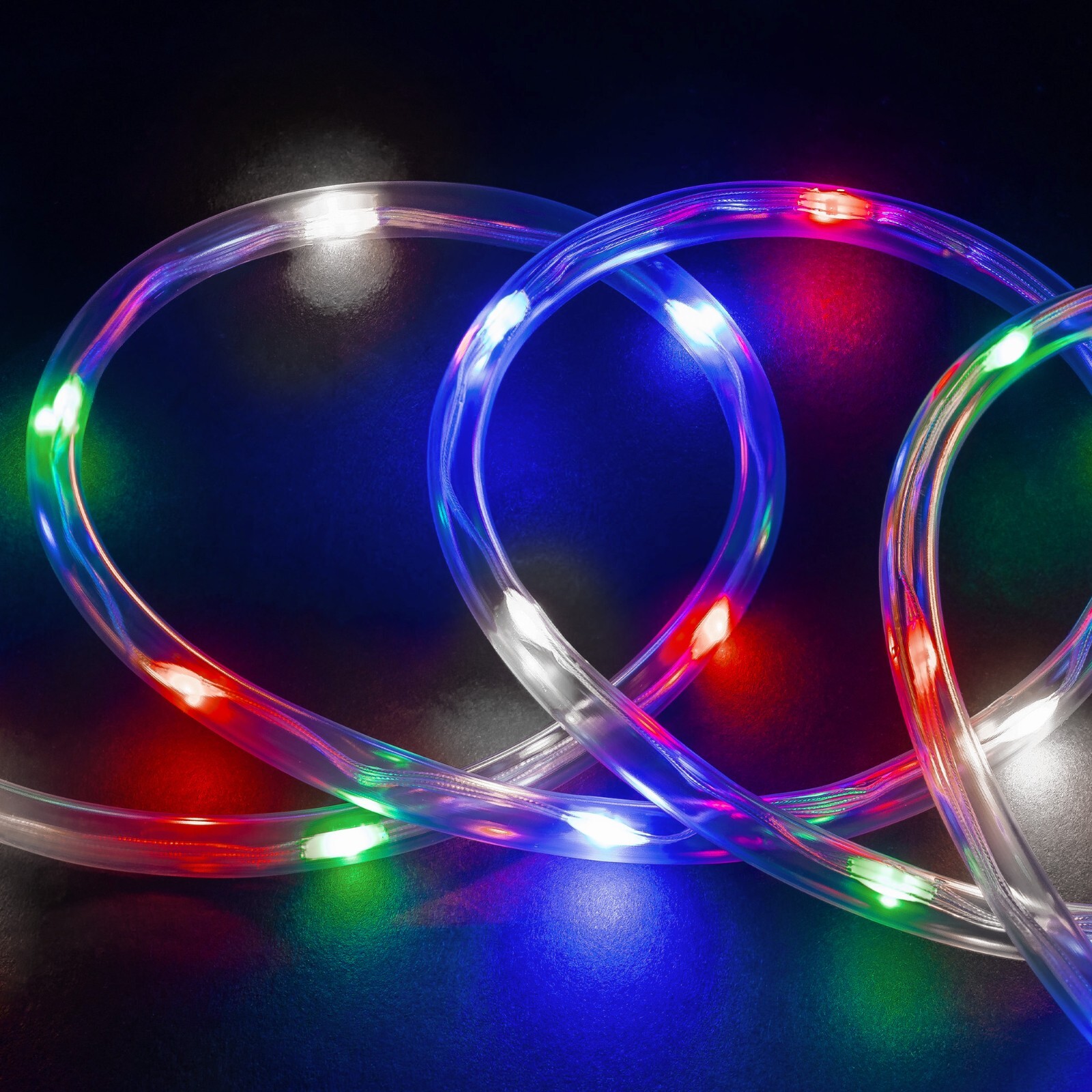 Colorful 8-Mode LED Outdoor Waterproof Rope Light 10' 20' 25' 50' 100 ...