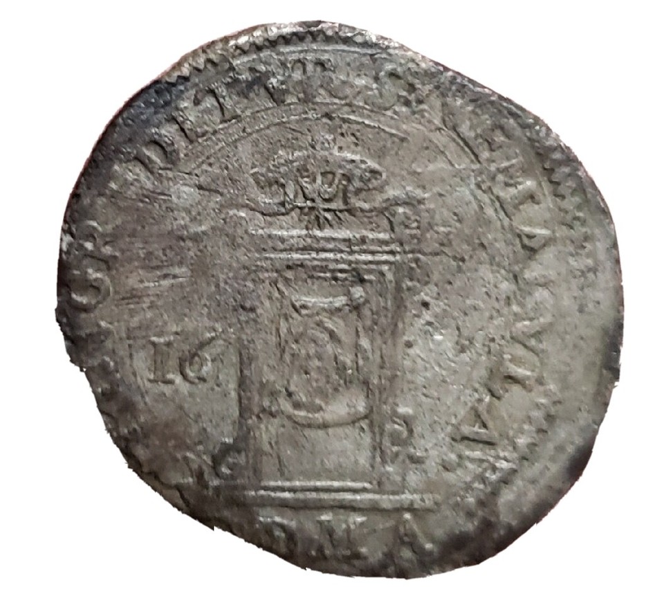 1625 AD. Pope Urban VIII SilverGrosso. Rome mint. Papal State. Very ...