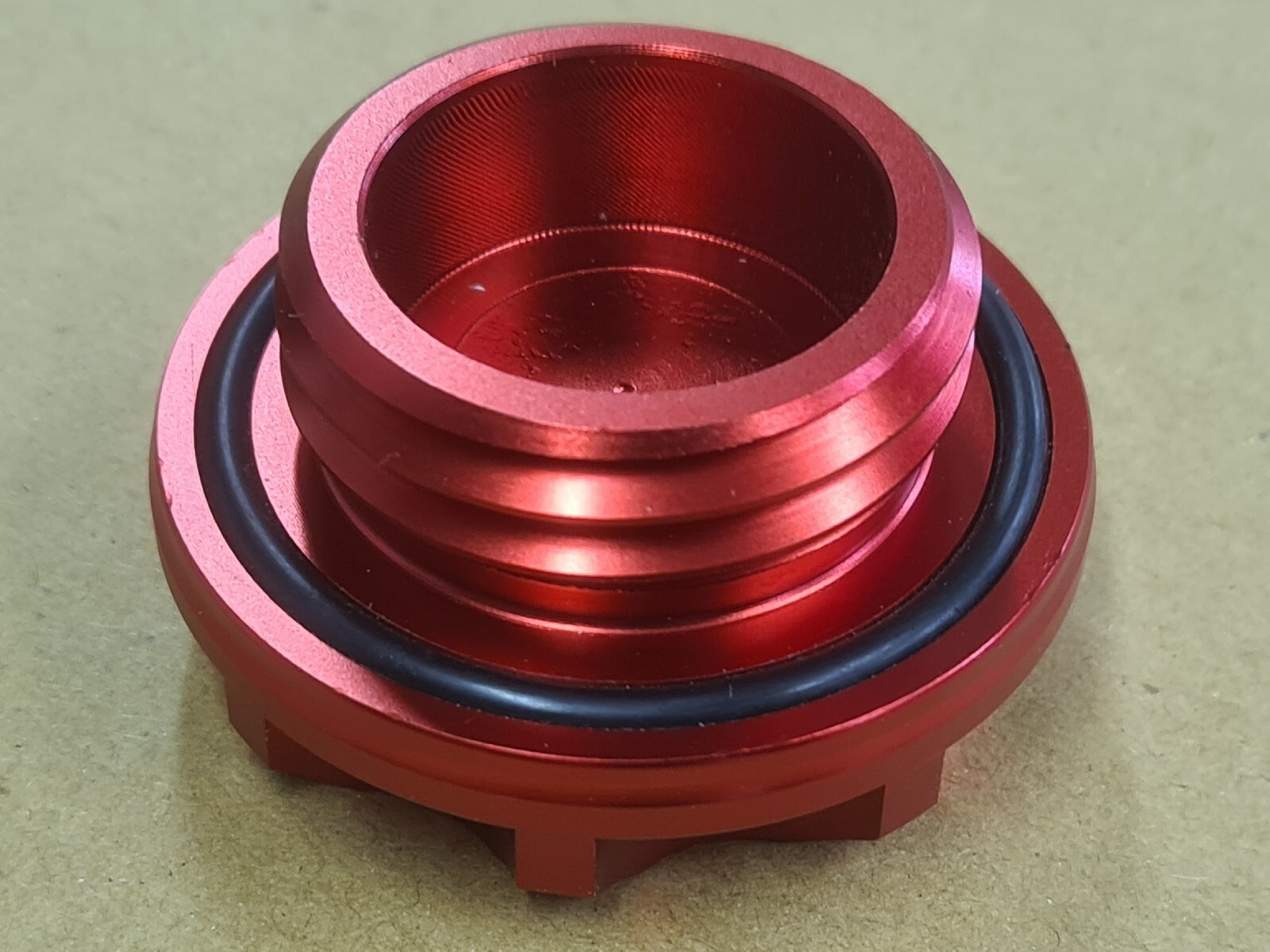 BLITZ Oil Filler Cap - RED - Billet Alloy- Toyota GR Yaris Corrola ...