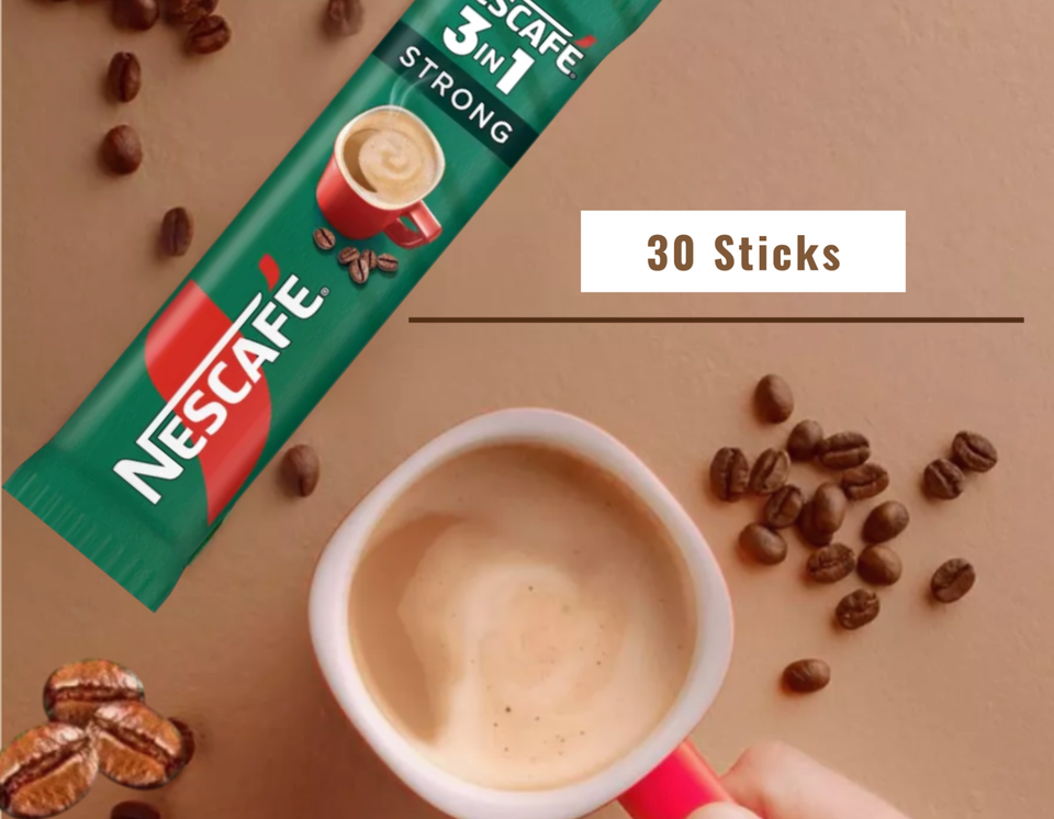 Instant coffee drink Nescafe strong 3in1 10x16g / 3 pack | eBay