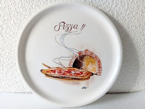 Vintage Pizzateller Italien handbemalt Geschenk Italienisch Pizza ...