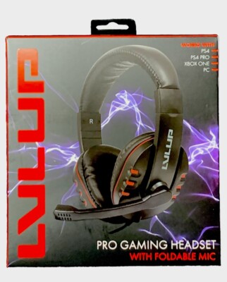 Lulup Pro Gaming Headset w/ Foldable Mic 🔥 Compatible PS4/PS4pro ...