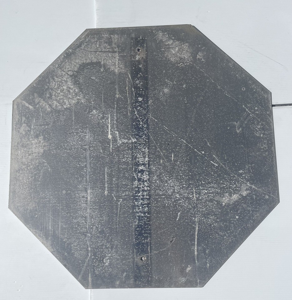 LARGE ALUMINUM USED TRAFFIC STOP SIGN 30X30 | eBay