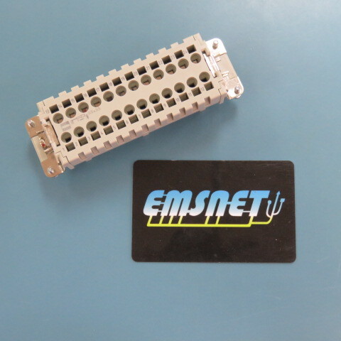 HARTING 09330242716 Qty of 1 per Lot Rectangular Socket Insert 24+PE ...