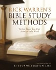 Rick Warren Rick Warren's Bible Study Methods (Paperback) 9780310273004 ...