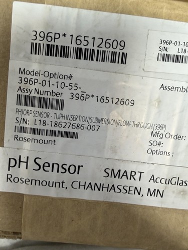 396P-01-10-55 NEW 2018 FACTORY SEALED EMERSON ROSEMOUNT SMART SENSOR ...