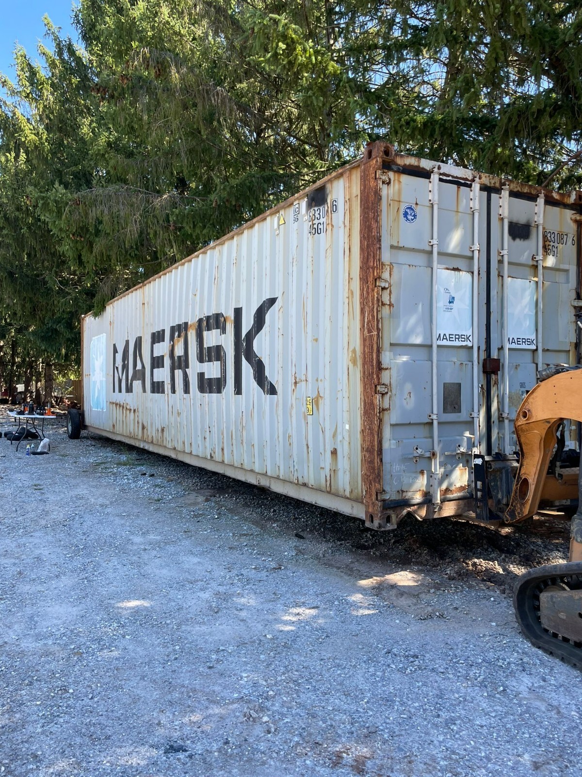 8 x 6.5 Lug 8000LB Shipping Container Wheels, Bolt-on Spindle Kit NEW ...