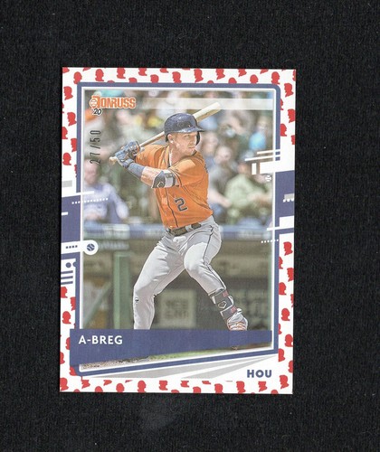 2020 Donruss #112 Alex Bregman Presidential Collection "A-Breg" #/50 | eBay