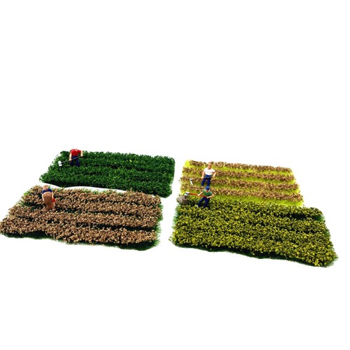 Miniatures HO/OO Scale Grass Clusters Wheat Field Farm Plant Railway ...