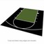 20ft x 24ft Outdoor Basketball Court Kit-Lines and Edges Included Black ...
