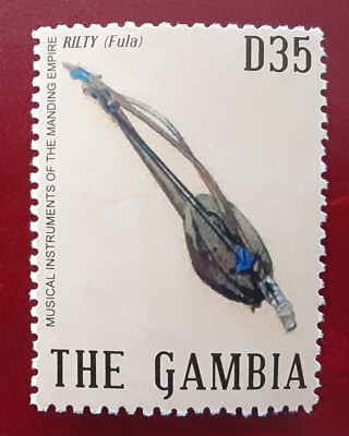 GAMBIA 2010 35d MNG Fula Musical Instrument Mi 6257 Scott 3288 VF/XF ...