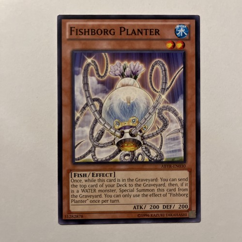 Fishborg Planter - ABYR-EN030 - Common - Unlimited - Yu-Gi-Oh! | eBay