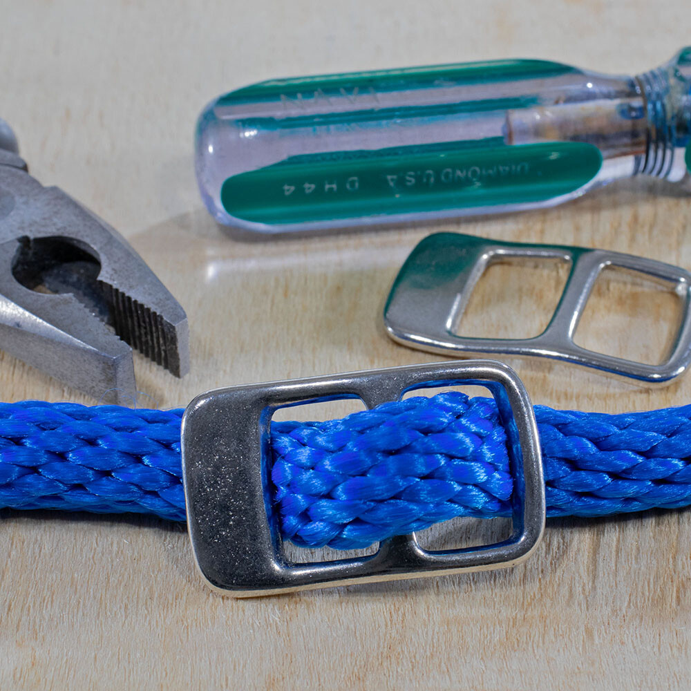 Iron Rope Adjusters Nickel Plated with 2 or 3 Hole Design by Paracord ...