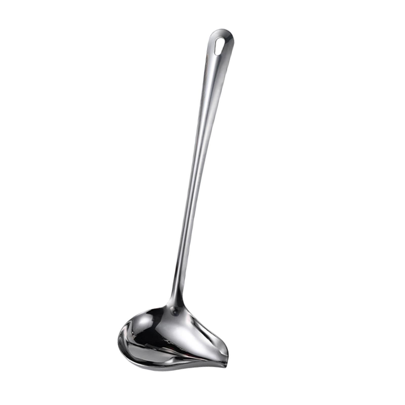 Stainless Steel Spoon Ladle Metal Premium Rustproof Soup Serving Spoon ...