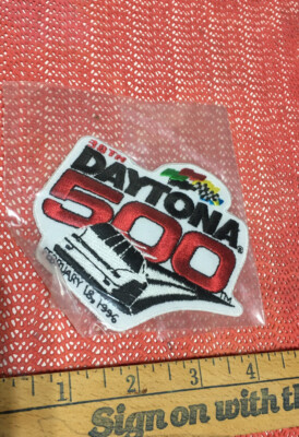 Vintage 1996 Embroidered Daytona 500 Patch Dead stock | eBay
