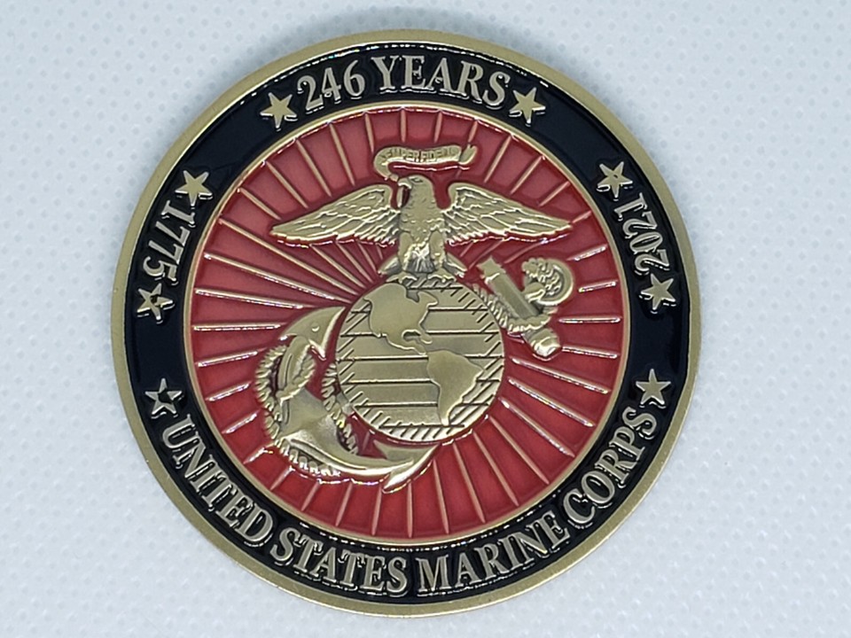 2021 United States Marine Corps Challenge Coin USMC birthday challenge ...