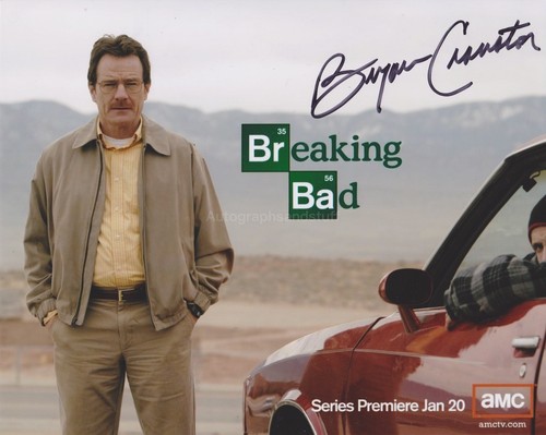 Bryan Cranston HAND Signed 8x10 Photo, Autograph, Breaking Bad Walter ...