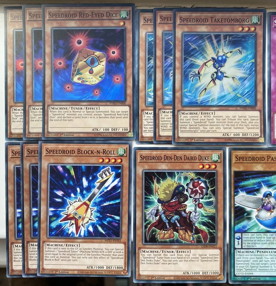 Yugioh Speedroid Deck Core/Bundle/Collection, Incl. Super Rare, 1st ...