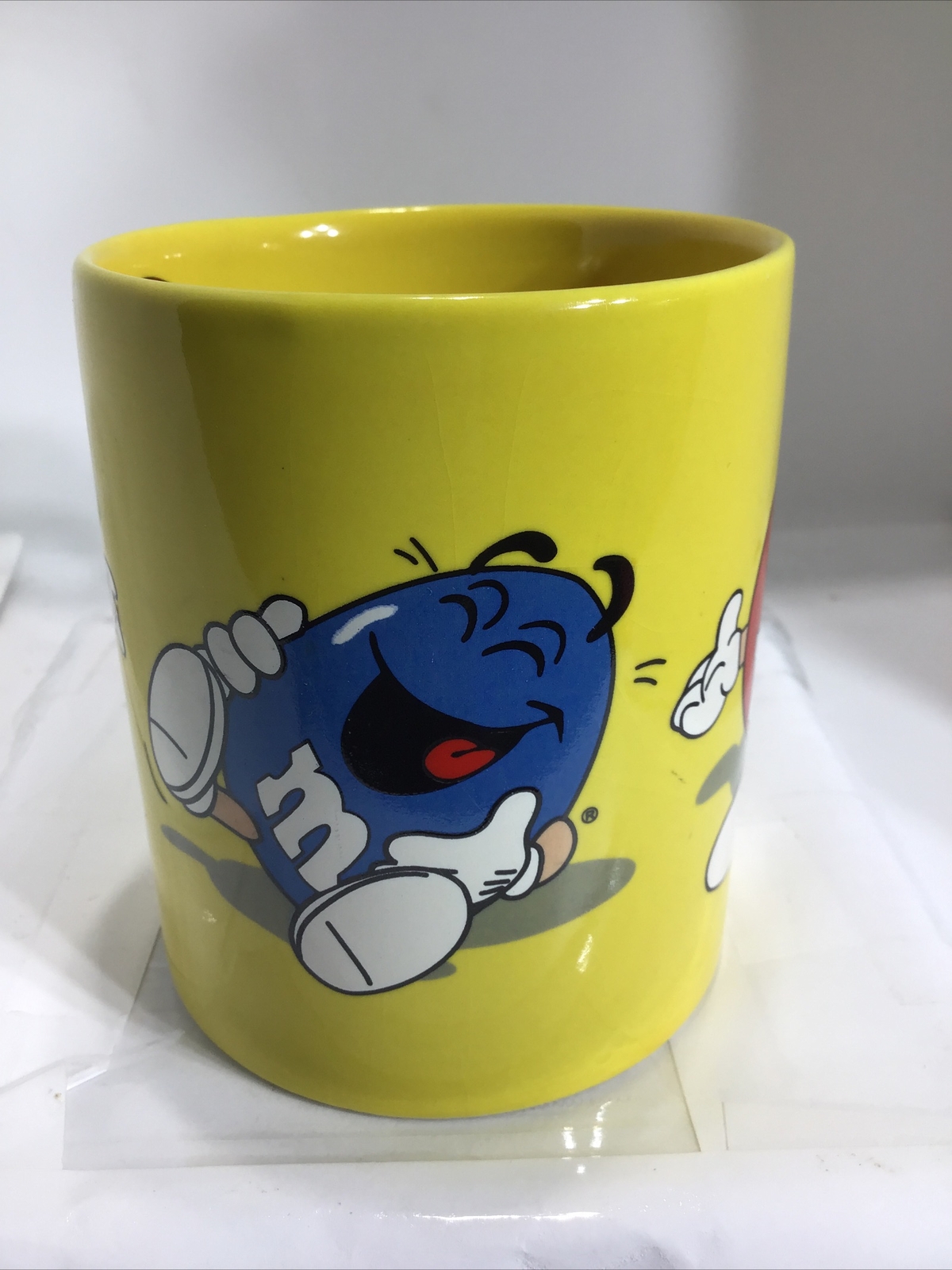 M & M CHOCOLATE MARS 1996 COFFEE MUG. TEA CUP MUG. Art Deco Print Mug ...