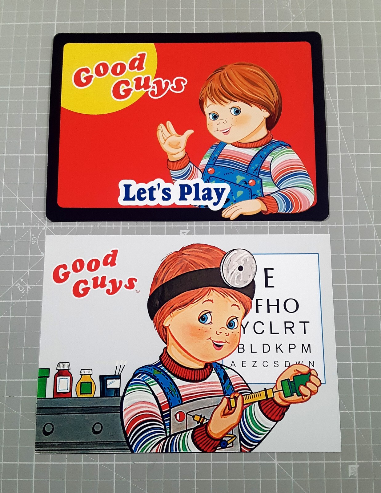 Child's Play 2 Chucky Doll Prop Replicas- Good Guys & Doctor Lunch Box ...